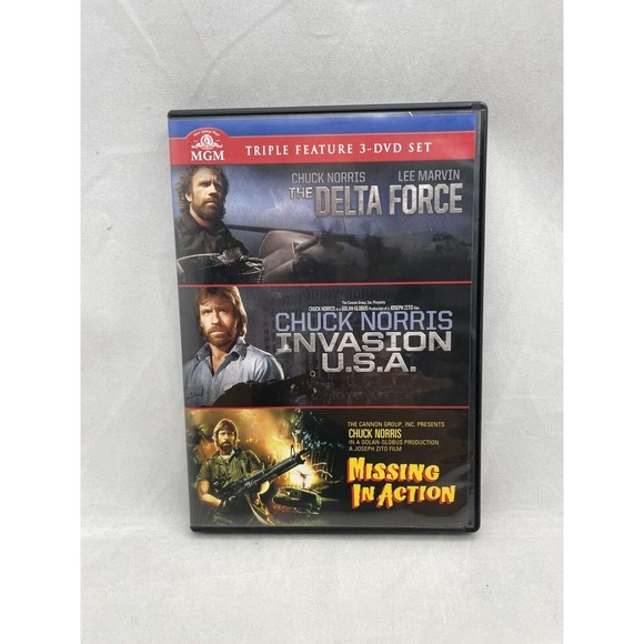 Media | The Delta Force Invasion Usa Missing In Action 3 Dvd Set Movies ...